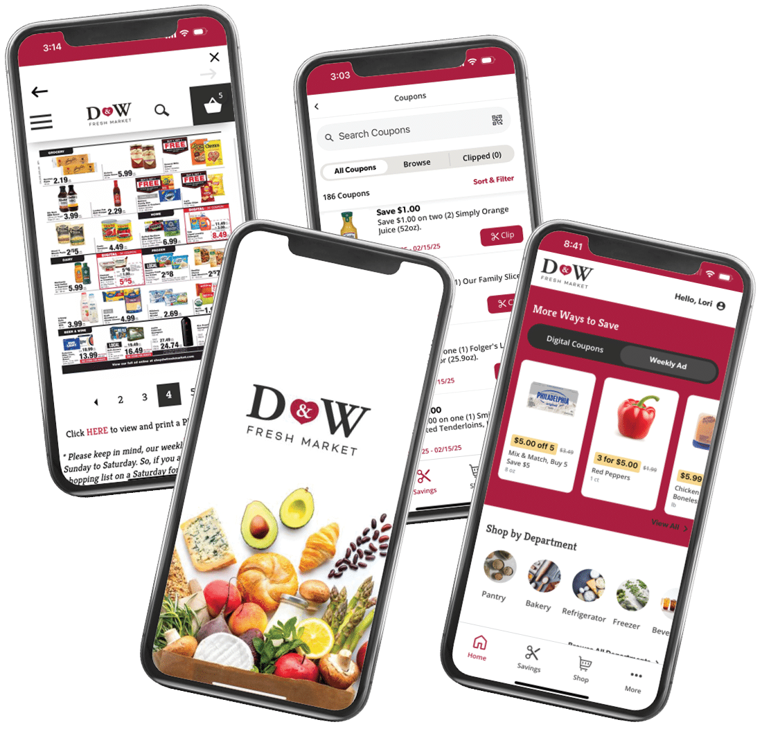 App Promo - D&W Fresh Market